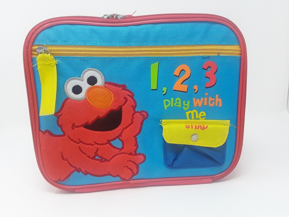 Sesame Street Lunch Bag & Sandwich Crust Cutter ELMO Brand New Back To ...