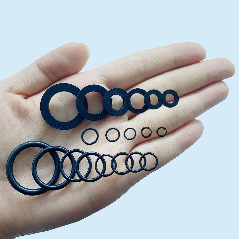 360PCS Rubber Rubber Washers Black Hose Washers High temperature ...
