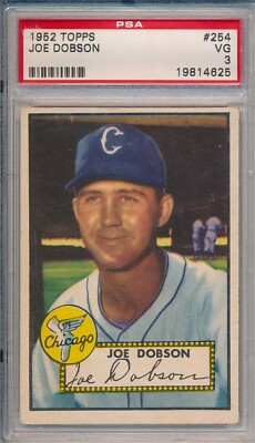 1952 TOPPS #254 JOE DOBSON - PSA 3 VG (SVSC) *SET BREAK* | eBay