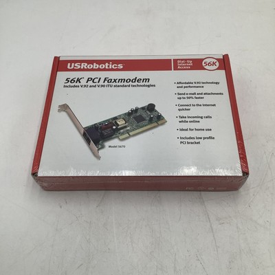 US Robotics Model # Usr5670 56k Pci Faxmodem DIal Up Internet Access | eBay