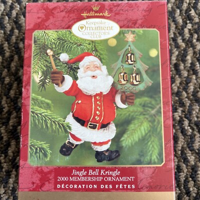 Hallmark Keepsake Ornament Collector’s Club JINGLE BELL KRINGLE 2000 ...