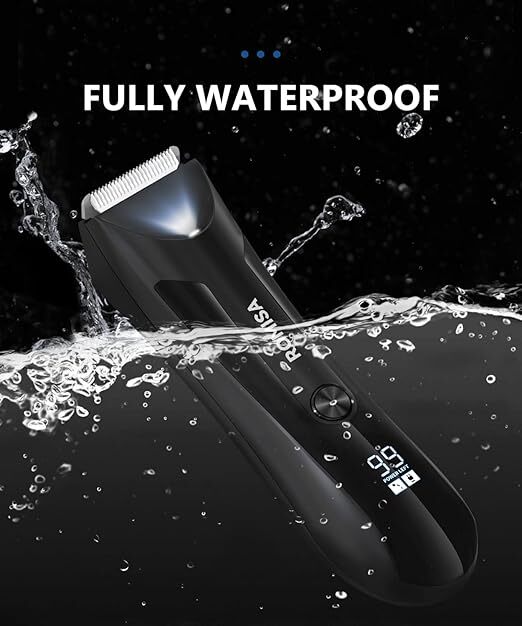 ROMISA Electric Groin Body Hair Trimmer - ROMISA Ball Trimmer for Men ...