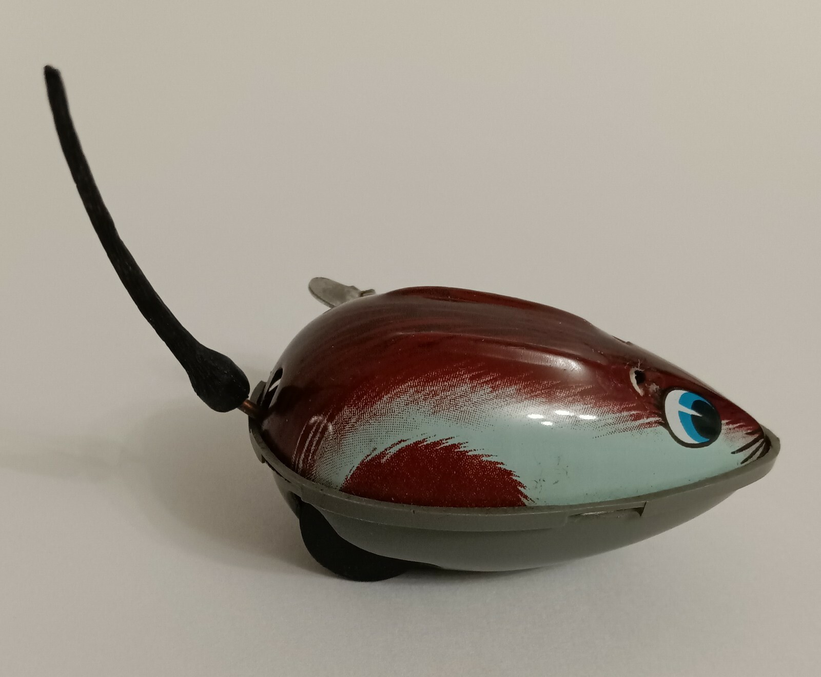 Vintage Yone Wind-up Mouse Toy With Waging Tail (tin-plastic) Works ...