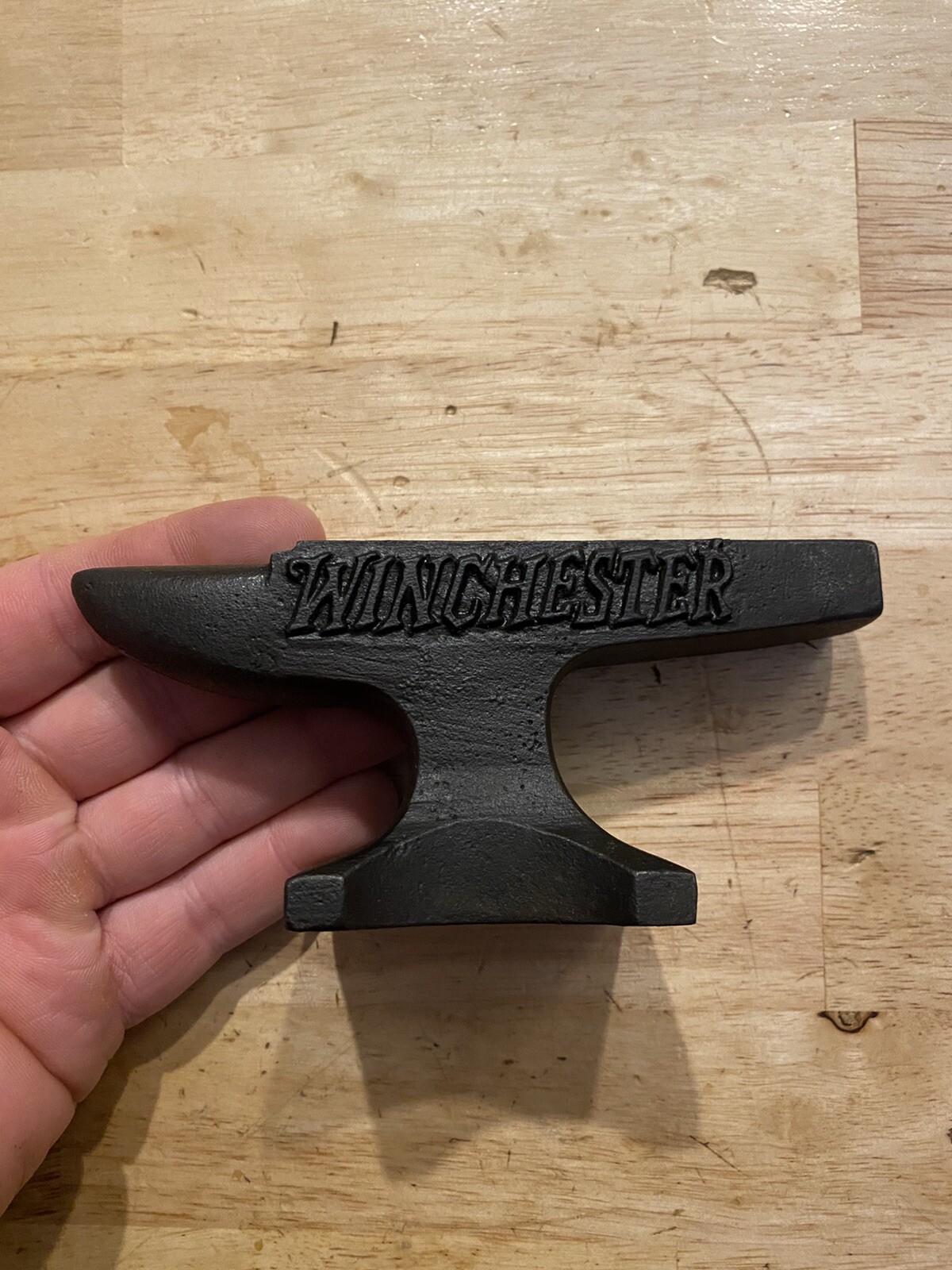 Winchester Anvil Gunsmith Gun Rifles Collector Paperweight Blacksmith ...