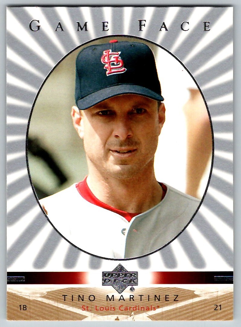 2003 UPPER DECK GAME FACE TINO MARTINEZ ST. LOUIS CARDINALS #106 | eBay