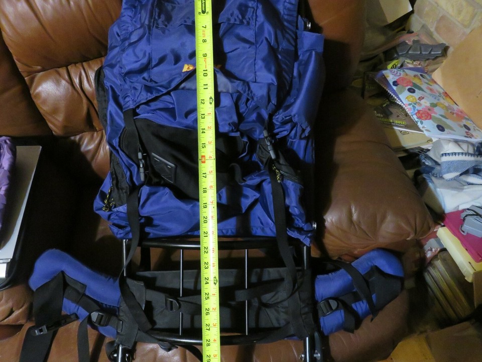 Vintage Rokk Bristlecone Backpack External Frame Hiking Trail Camping ...