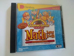 Learning center math ages 9 to 12 CD rom windows Mac excellent used ...