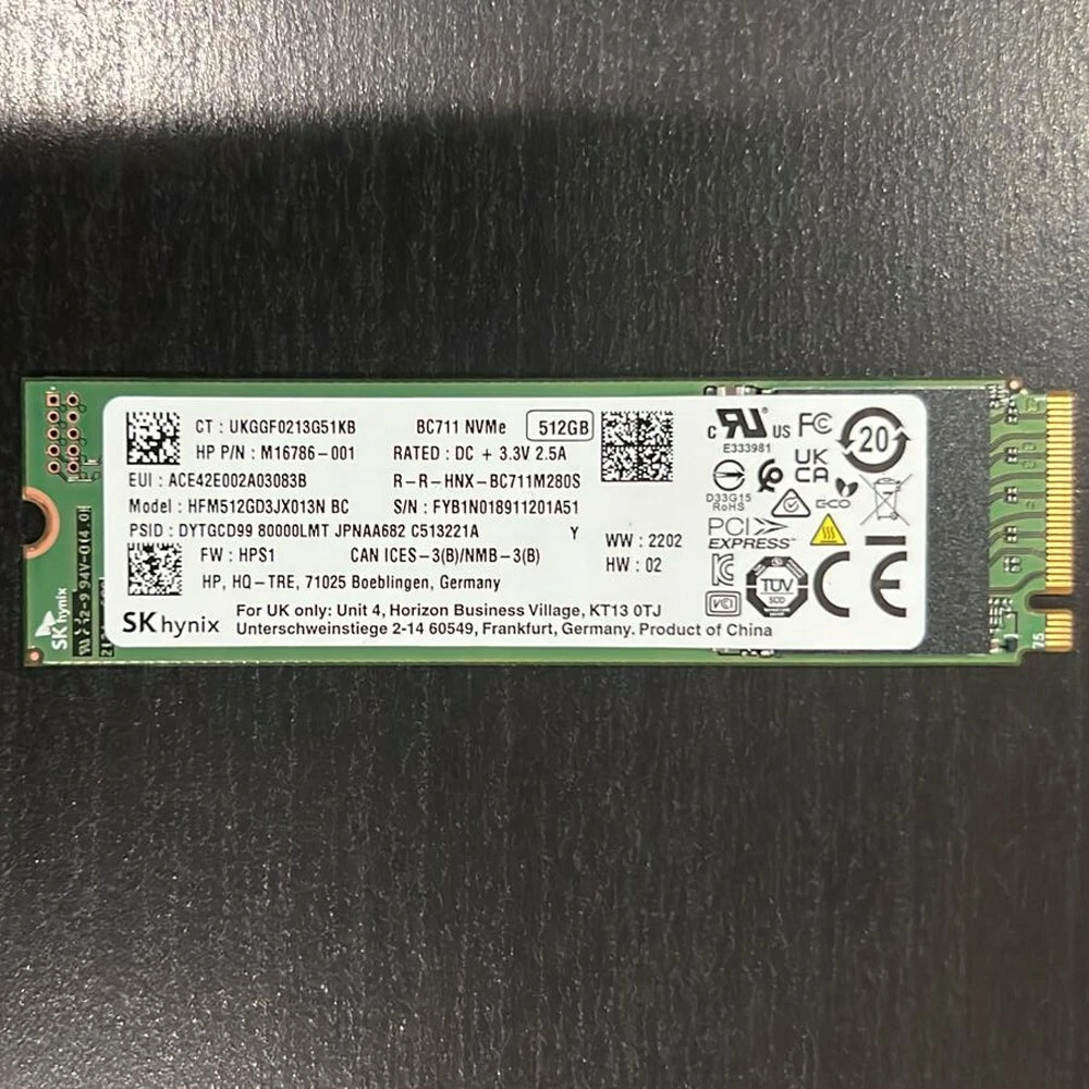 SK Hynix BC711 HFM512GD3JX016N SSD Benchmarks Tech