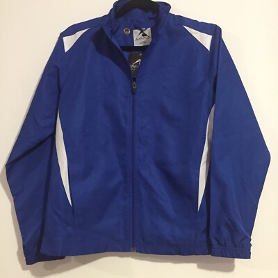 Augusta Sportswear Womens Small Wind Breaker Jacket Blue | eBay
