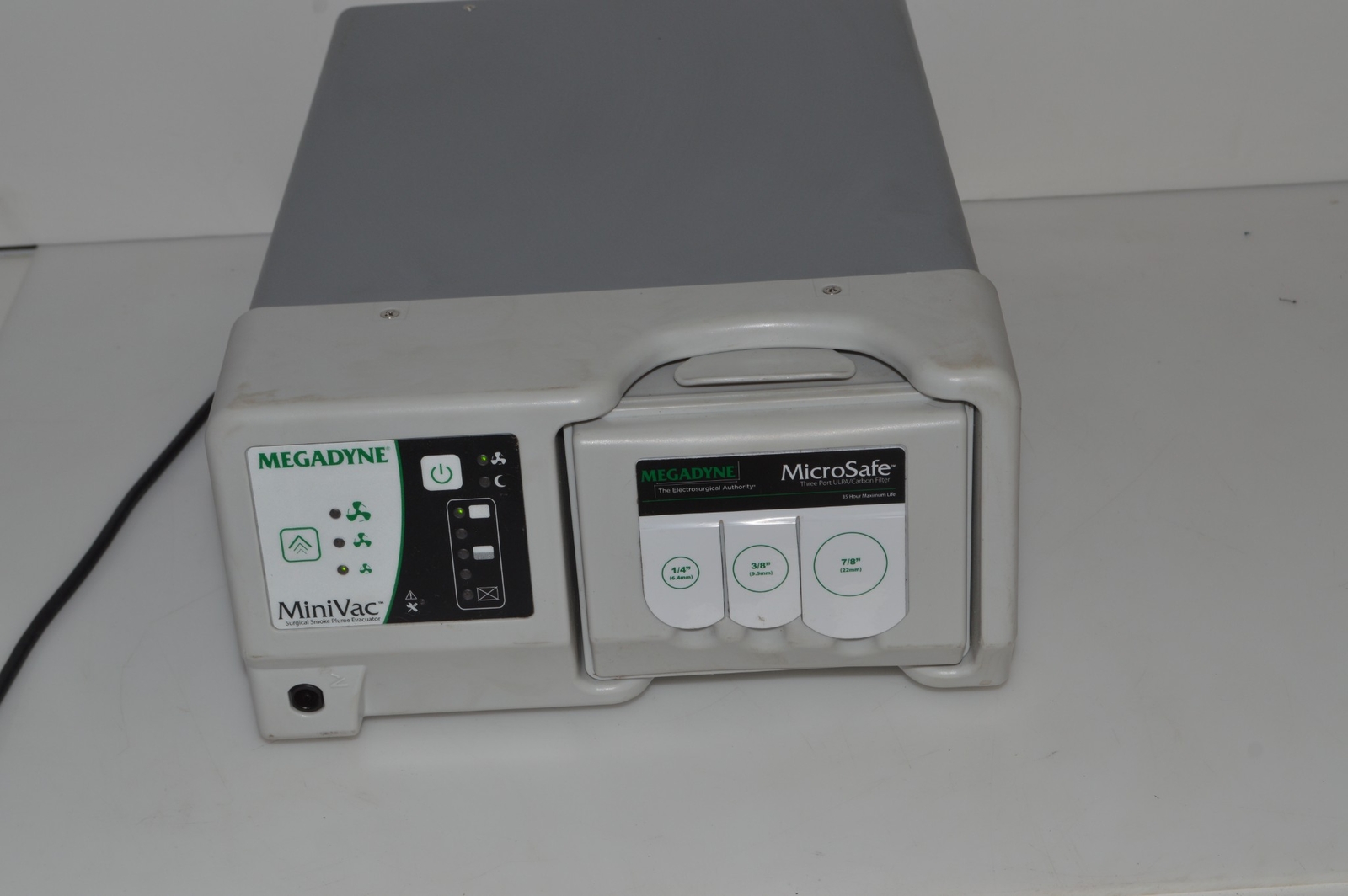 Megadyne MiniVac ECVV120 Smoke Evacuator with Remote Activator and ...