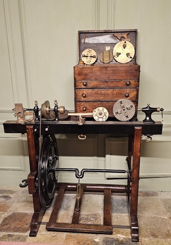 Antique Ornamental Treadle Lathe W H BAILEY | eBay UK