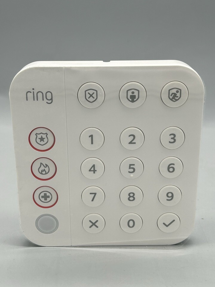 Ring Alarm Keypad (2nd Gen) with Power Adapter Supply (5AT2S7) | eBay