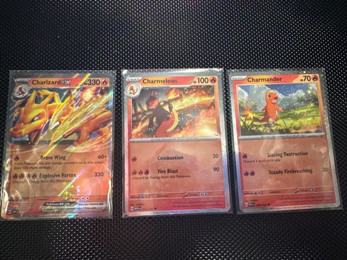 Charizard ex Super Premium Collection Pokemon TCG Promo Set 161 004 005 ...