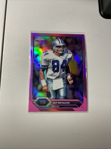 2023 Topps Composite - Topps Chrome Jay Novacek #28 Pink Refractor | eBay