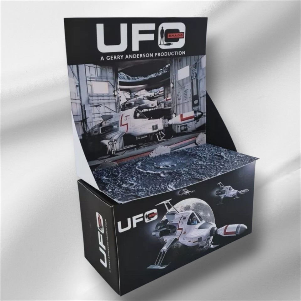 DINKY 351 UFO INTERCEPTOR REPODUCTION TRAY & BOX GERRY ANDERSON SHADO ...