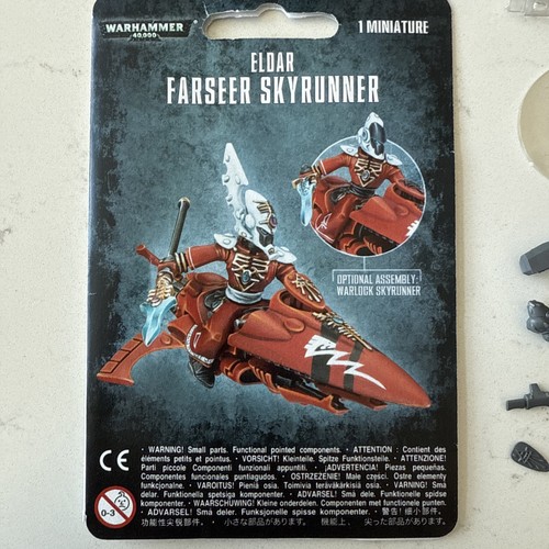 40K Farseer / Warlock on Skyrunner Eldar Warhammer Aeldari Partially ...