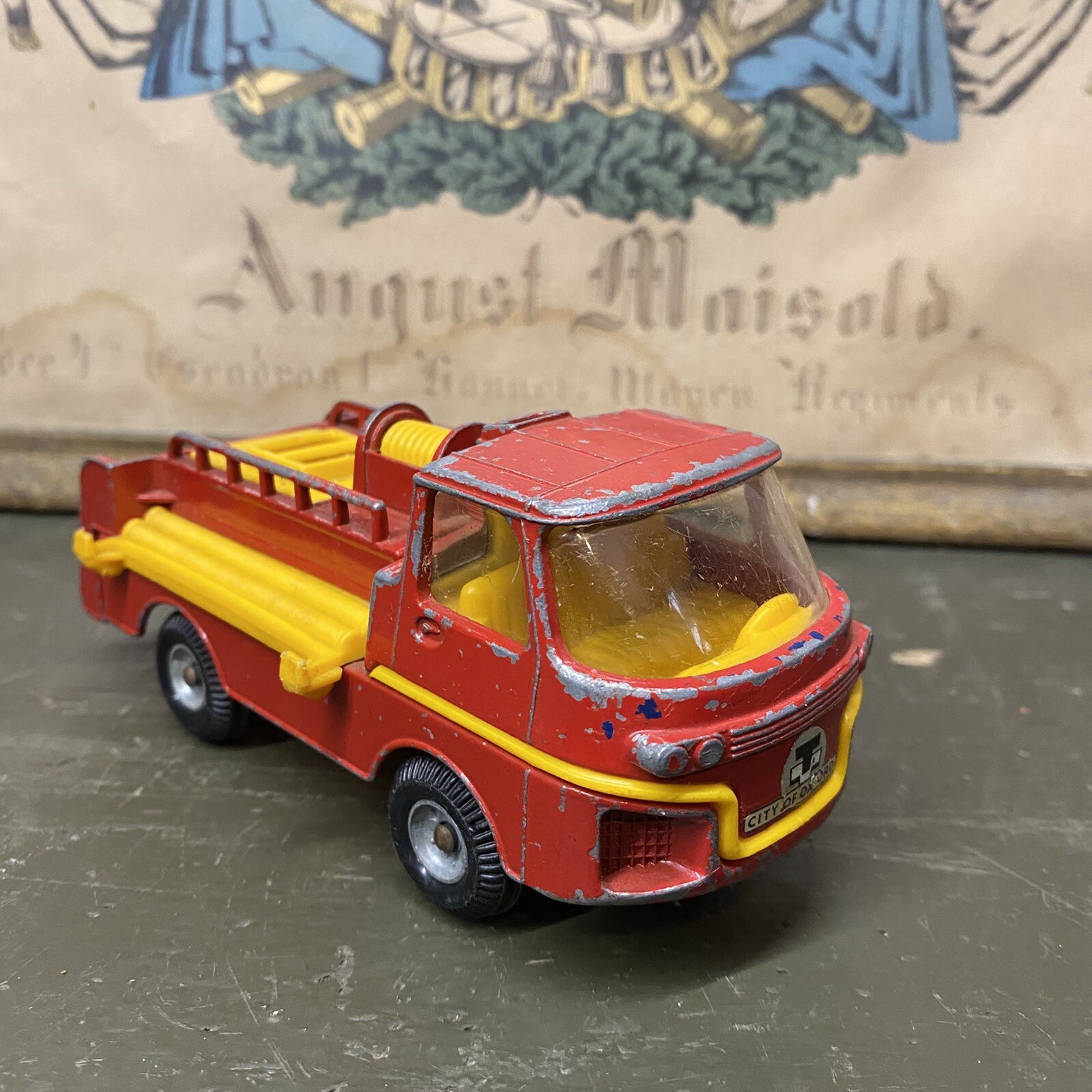 VINTAGE QUALITOYS BY CORGI TURBINE FIRE TRUCK | eBay