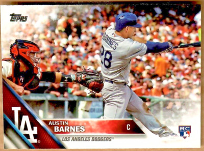 AUSTIN BARNES 2016 TOPPS UPDATE ROOKIE #US21 LOS ANGELES DODGERS | eBay