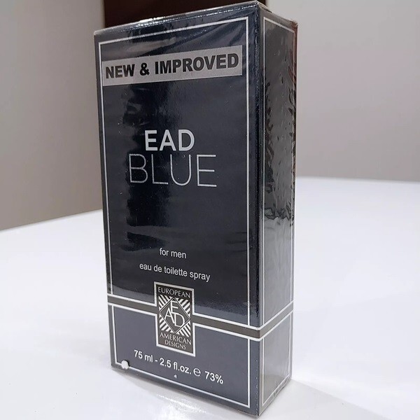 BLUE men's designer 2.5 oz EDT cologne spray by EAD | eBay