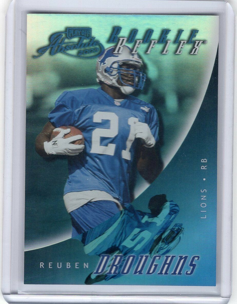 REUBEN DROUGHNS 2000 Playoff Absolute ROOKIE REFLEX #28 - LIONS | eBay