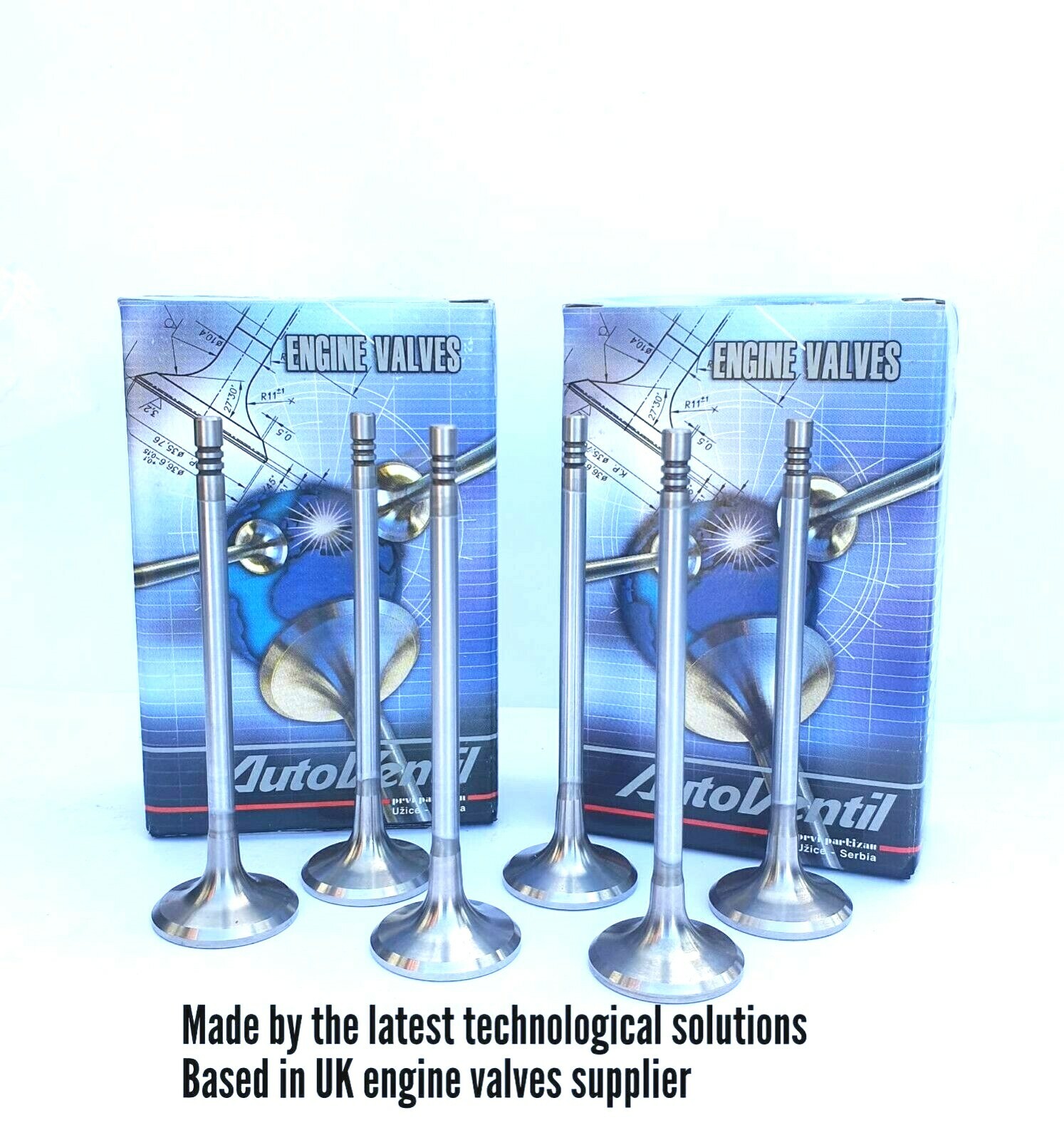 6 INLET INTAKE VALVES FIT TO Mercedes M276/M278 GLK350 SL350 ML350 ...