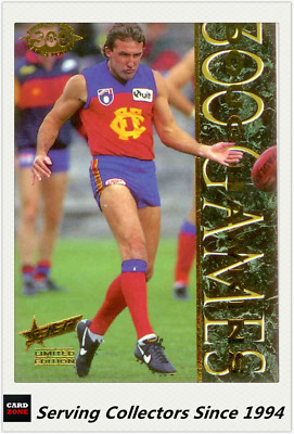 Select AFL 300 Game Card Doug Hawkins (Fitzroy)--First 300 game card ...