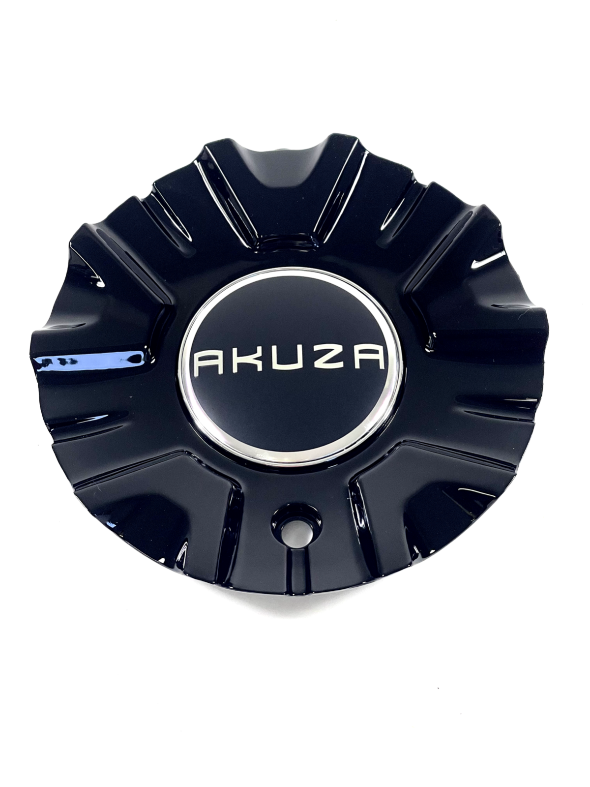 Akuza 847 Gloss Black Wheel Center Cap # EMR0847-CAR-CAP / LG1209-17 (4 ...