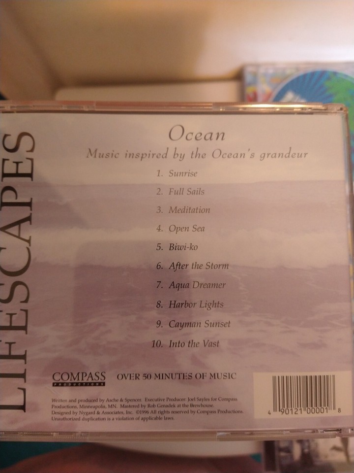 CD: Lifescapes — Music inspired by the ocean's grandeur: meditative ...