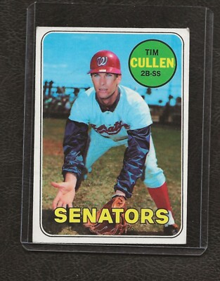 1969 Topps #586 Tim Cullen, Washington Senators, High Number, EX! | eBay