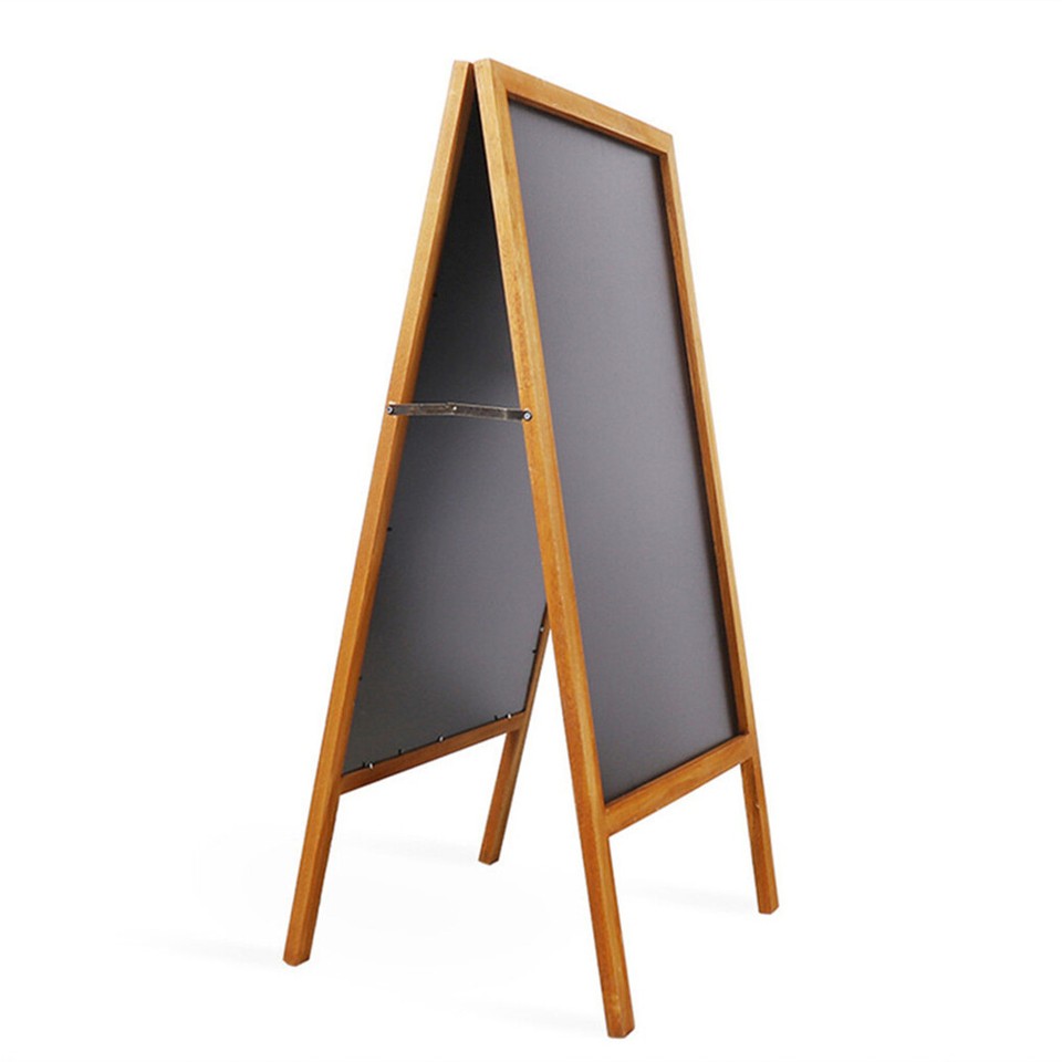 Large Outdoor Double Side Sidewalk Wooden A Frame Chalkboard Magnetic ...