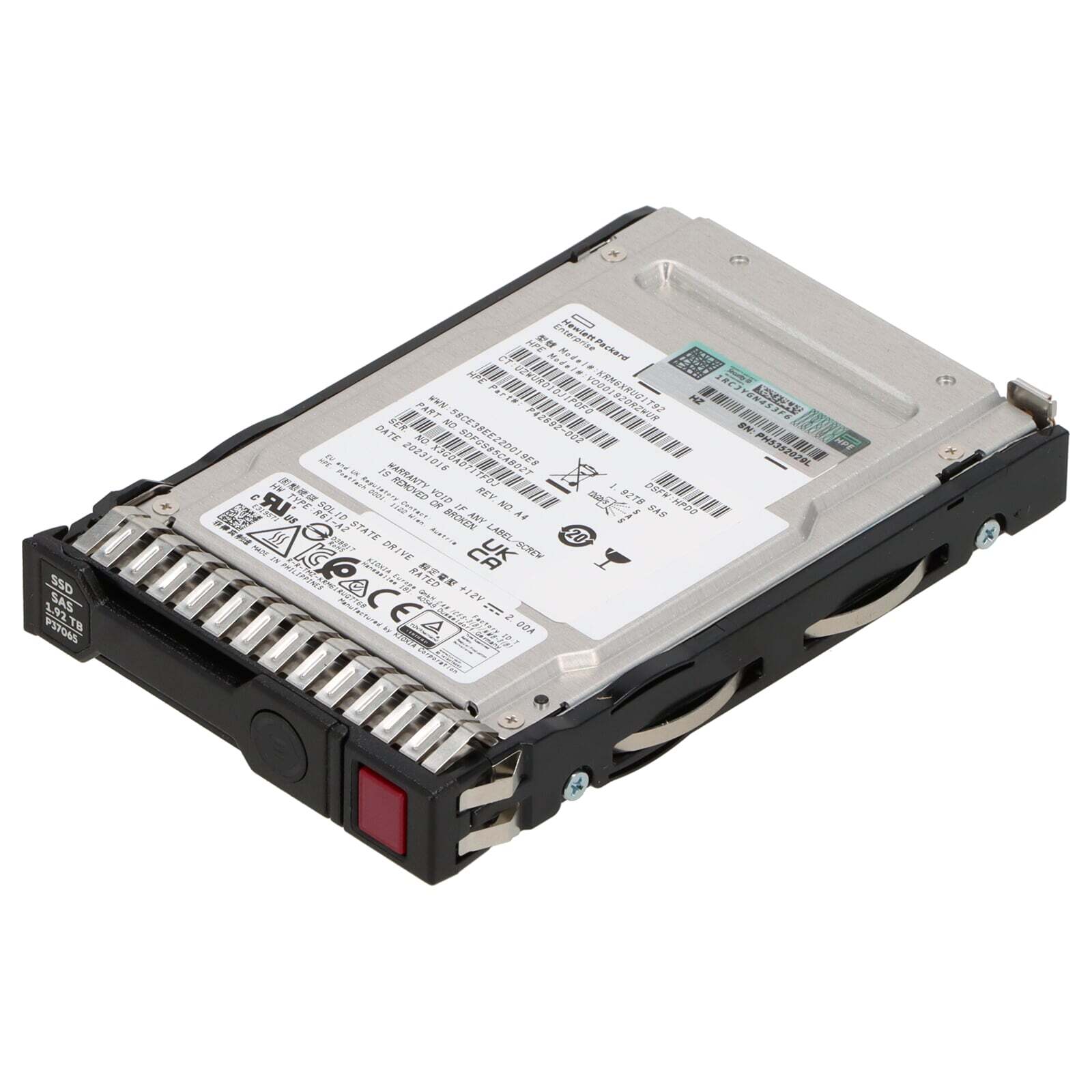 HPE SAS SSD 1,92TB SAS 12G SFF RI MV - P37065-001 P36999-B21 NEU | eBay