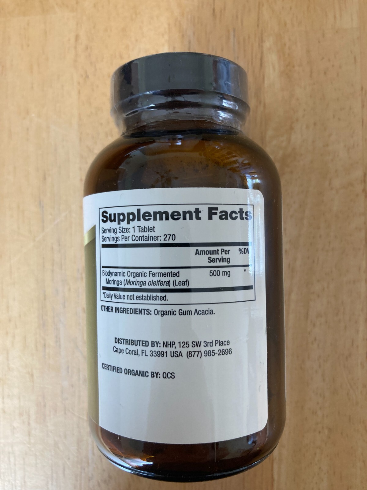 Dr. Mercola Biodynamic Organic Fermented Moringa 90 Tablets for sale ...