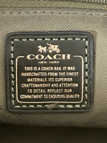 Coach Swagger 27 pebble Leather Satchel In fatigue taupe green handbag ...