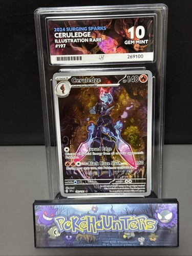 Pokemon Card Ceruledge 197/191 Surging Sparks Illustration Rare Ace 10 ...