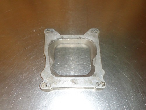 4-Barrel Carburetor Aluminum Spacer Adapter Holley to Rochester ...