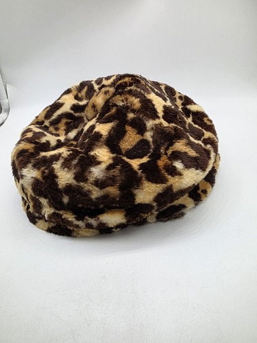 Leopard Marshall Field & Company Hat Women's Animal Print Vintage Baker ...