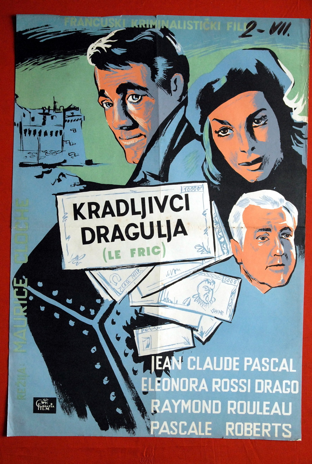 LE FRIC FRENCH ELEONORA ROSSI DRAGO 1959 JEAN-CLAUDE PASCAL EXYU MOVIE ...