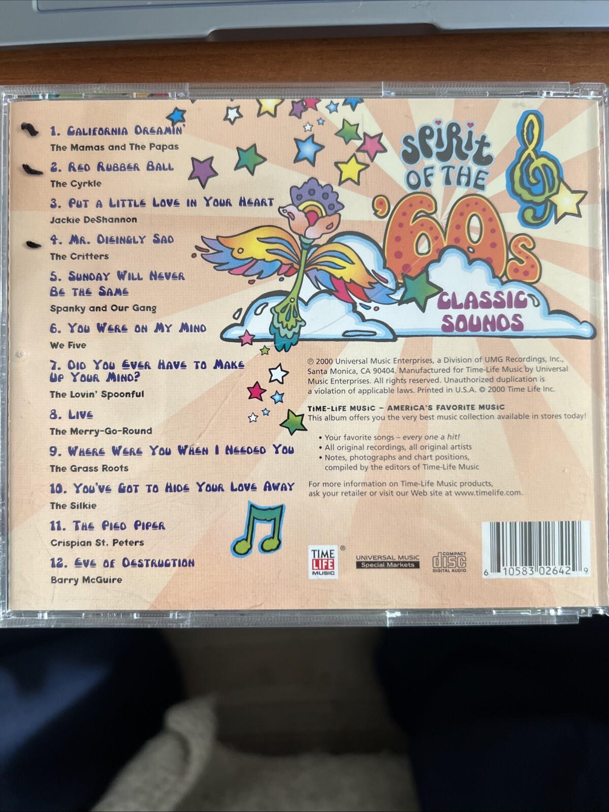 Time Life Spirit Of The 60s Classic Sounds Cd | eBay