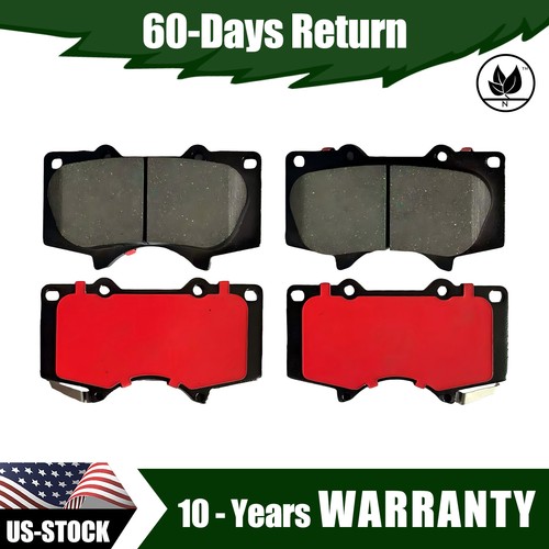 Front Ceramic Brake Pad Kit D976 For Toyota FJ Cruiser Sequoia Tacoma ...