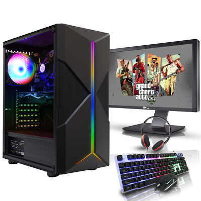 Core i7 Gaming PC Bundle 16GB RAM 1TB HDD+240GB SSD NVIDIA GT730 ...