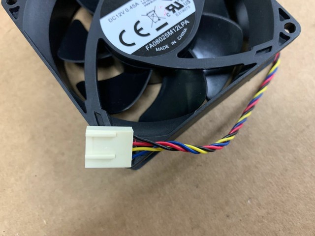 Cooler Master FA08025M12LPA cooling fan 12V 0.45A 80*80*25MM 4pin PWM ...