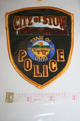 ORIGINAL US CLOTH POLICE PATCH CITY OF STOW OHIO | eBay UK