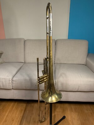 Unique and Rare 1969 Getzen Elkhorn Valve Trombone-Great Sound+ ...