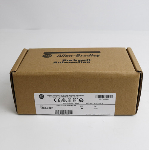 New Allen bradley 1769-L32E CompactLogix 750KB Enet Controller SURPLUS ...