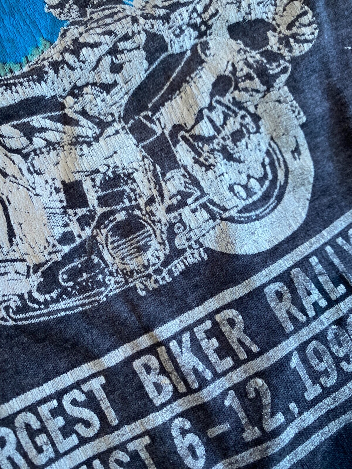 Vintage Sturgis Motorcycle Rally T shirt 1990 50th An… - Gem