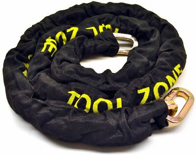 Heavy Duty 1.8m Link Chain Sleeved For Motorbike Bike Cycle Security ...