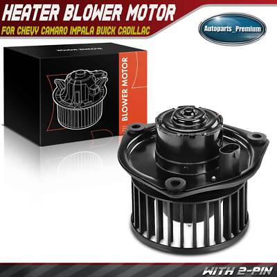 HVAC Heater Blower Motor with Wheel for Chevy Camaro Impala Buick ...