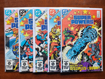 Super Powers #1, #2, #3, #4, #5 Set (1984 1st DC Series) | eBay