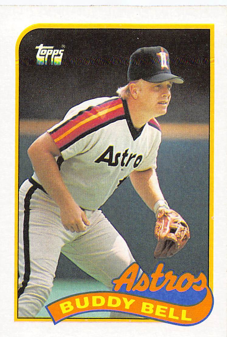 Buddy Bell 1989 Topps 461 Houston Astros Baseball Card | eBay