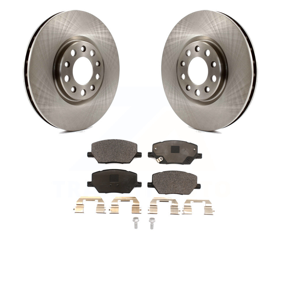 Front Ceramic Brake Pads Rotors Kit for 2018-2019 Jeep Compass | eBay
